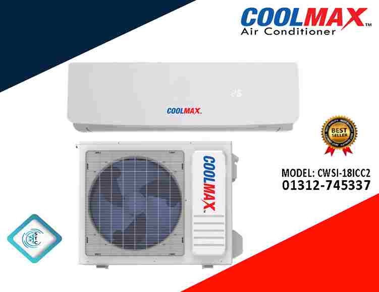 1.5 Ton Coolmax Brand Wall Type Inverter Ac (Cwsi-18Icc2) || Coolmax ...